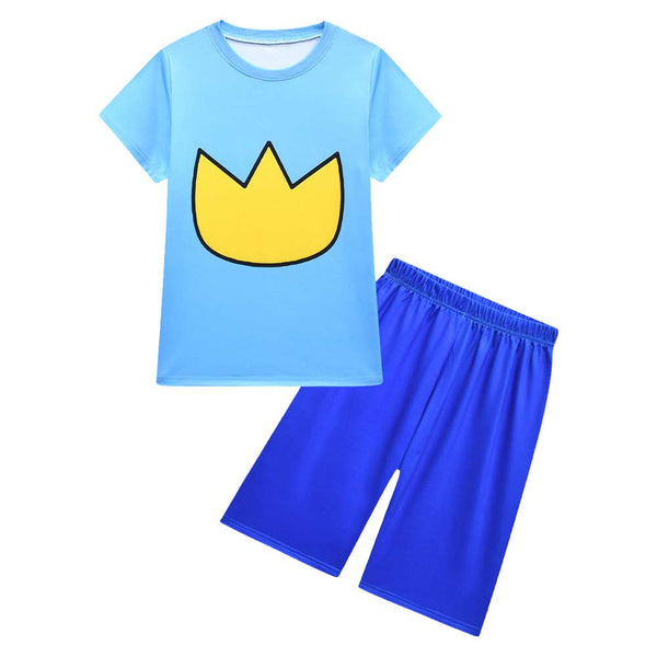 Déguisement Enfant Super Chien T-shirt+Short+Masque pour Les Yeux Cost ...