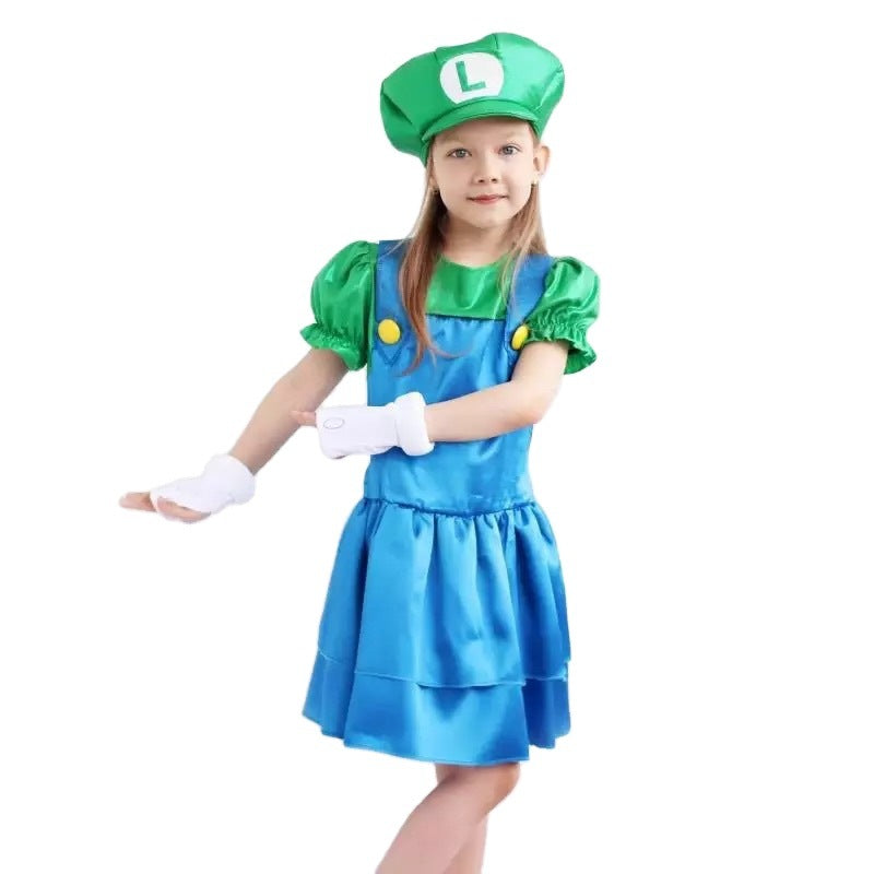 Déguisement Mario Bros Enfant – Déguisement Super Mario Enfant – GMBX