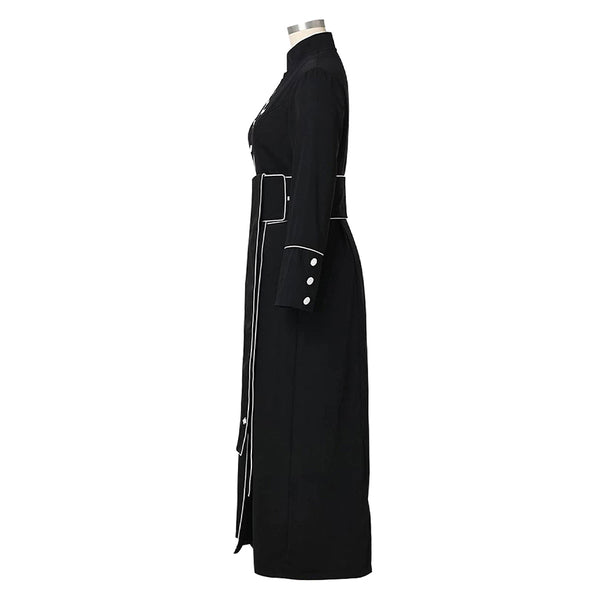 Déguisement Soutane Prêtre Tenue Costume Médiéval pour Halloween ...