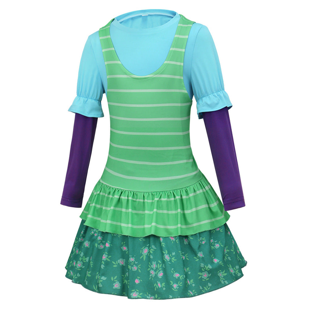 Déguisement Bonnie Robe Verte Enfant Costume de Film pour Halloween ...