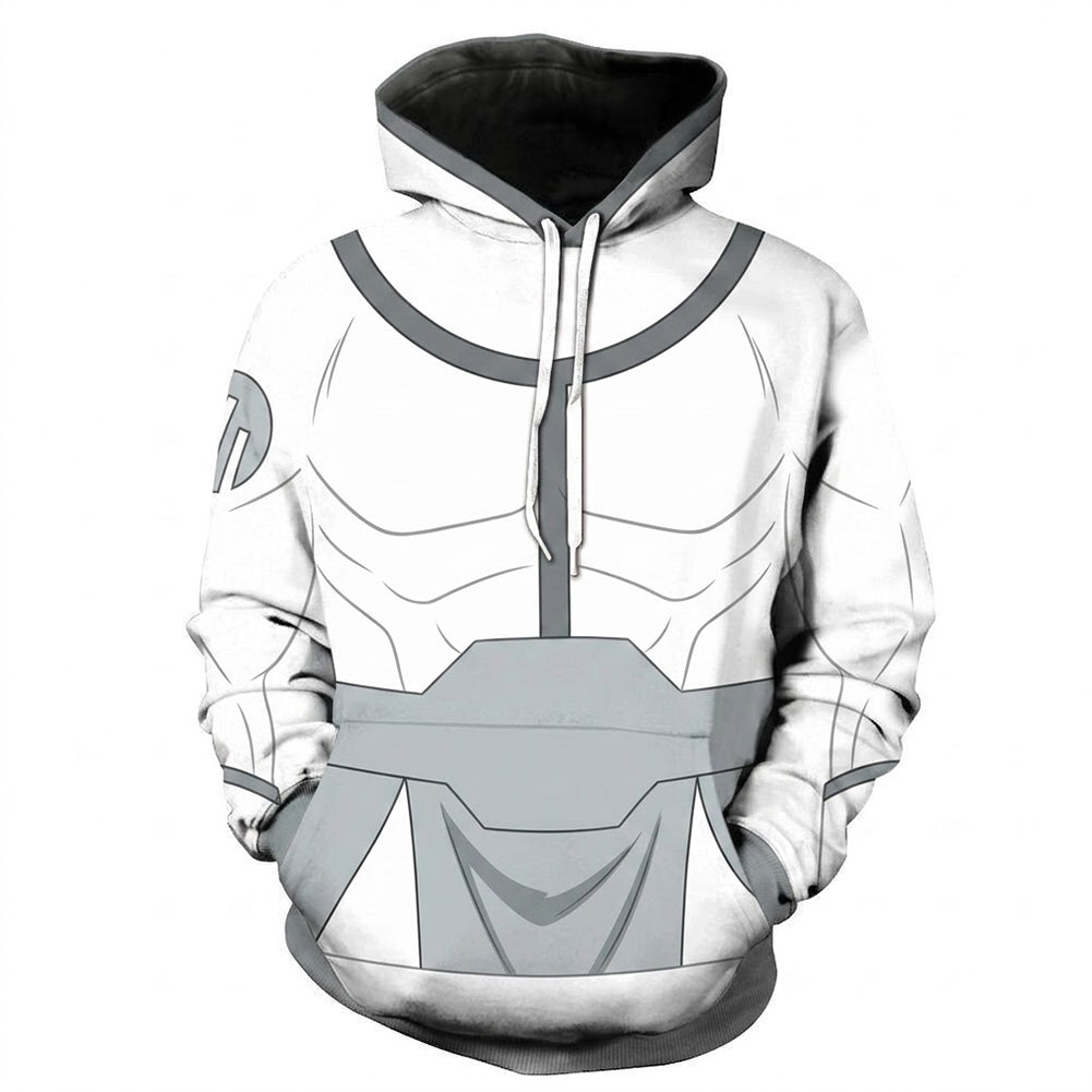 Costume Conquest Viltrumite Invincible(2026) TV Sweat à Capuche Blanc ...