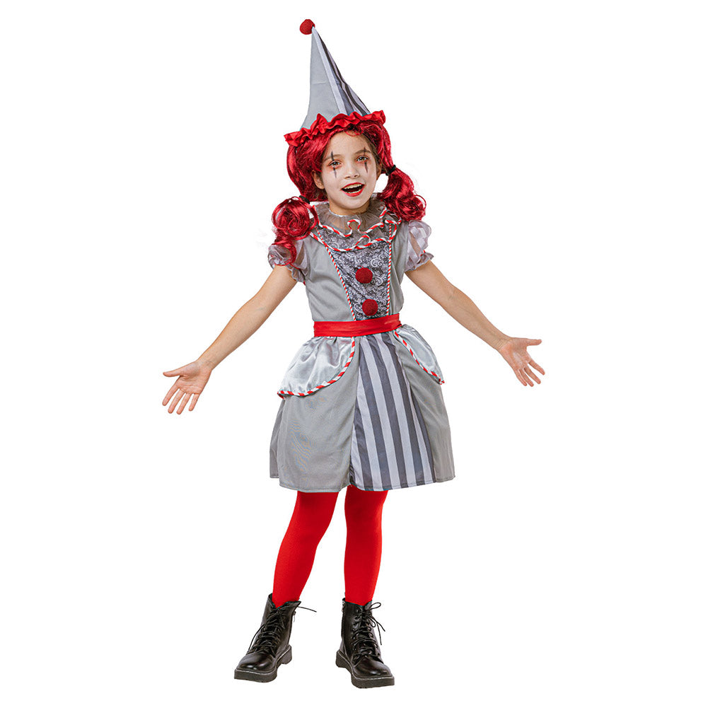 Déguisement Fille Joker Robe Argent Costume pour Halloween Carnaval ...