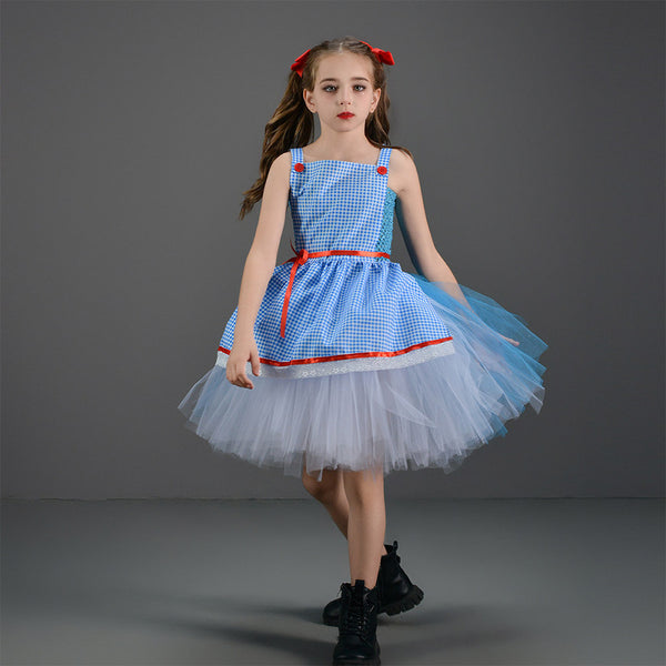 Déguisement Fille Le Magicien d'Oz Dorothy Gale Tutu Robe Costume d'Ha ...