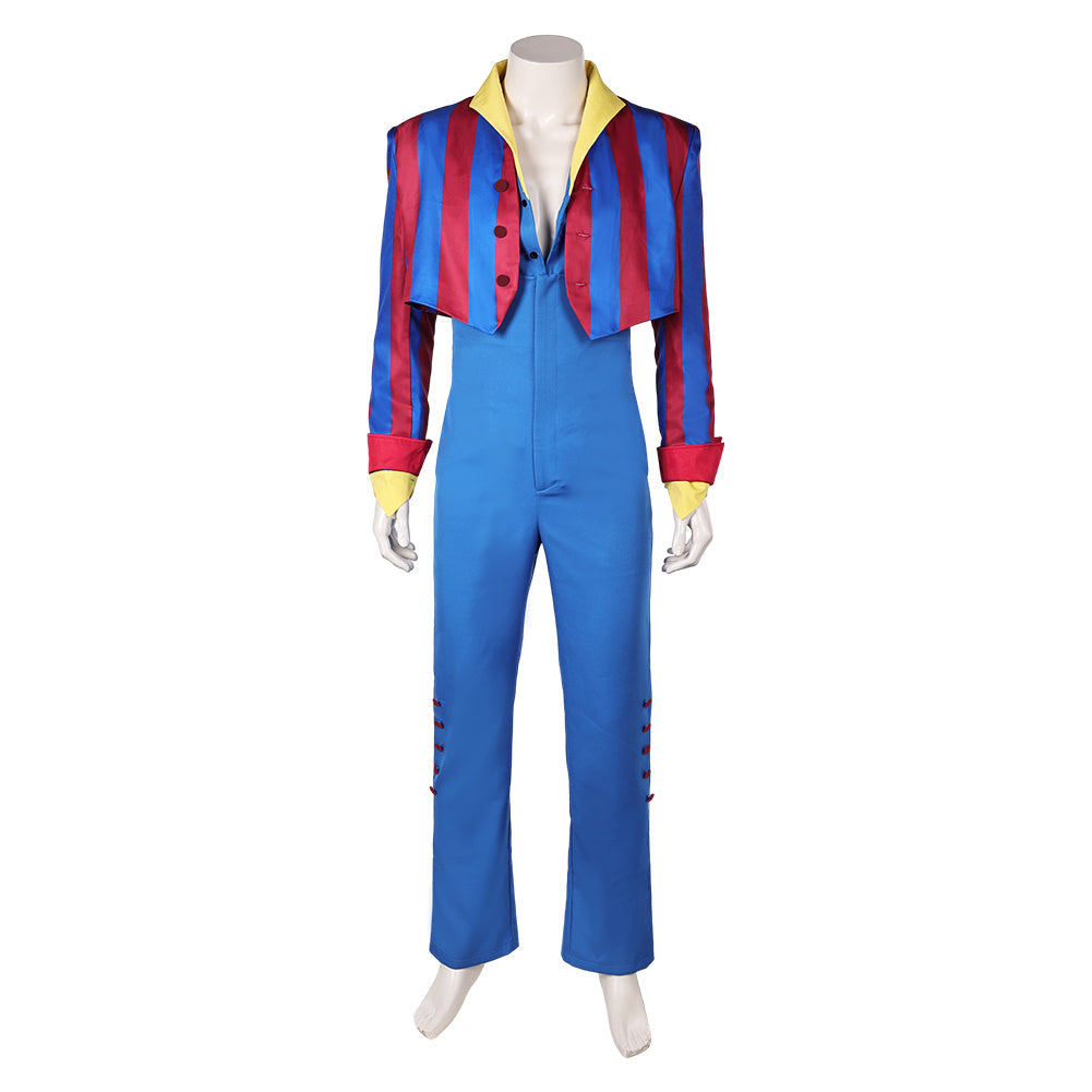 Déguisement Prince Rogers Nelson 1980s Tenue Rouge et Bleue Costume Vi ...